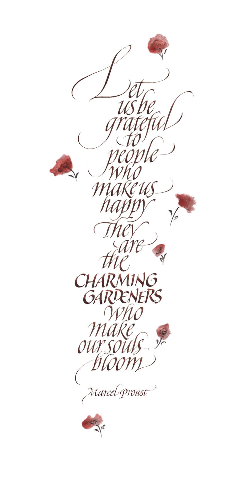 Let Us Be Grateful - Yukimi Annand Art and Calligraphy